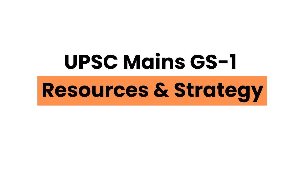 How to prepare GS1 - UPSC Mains detailed resources & strategy with @CSEWhy - YouTube