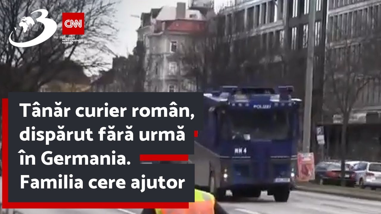 Tânăr curier român, dispărut fără urmă în Germania. Familia cere ajutor ...
