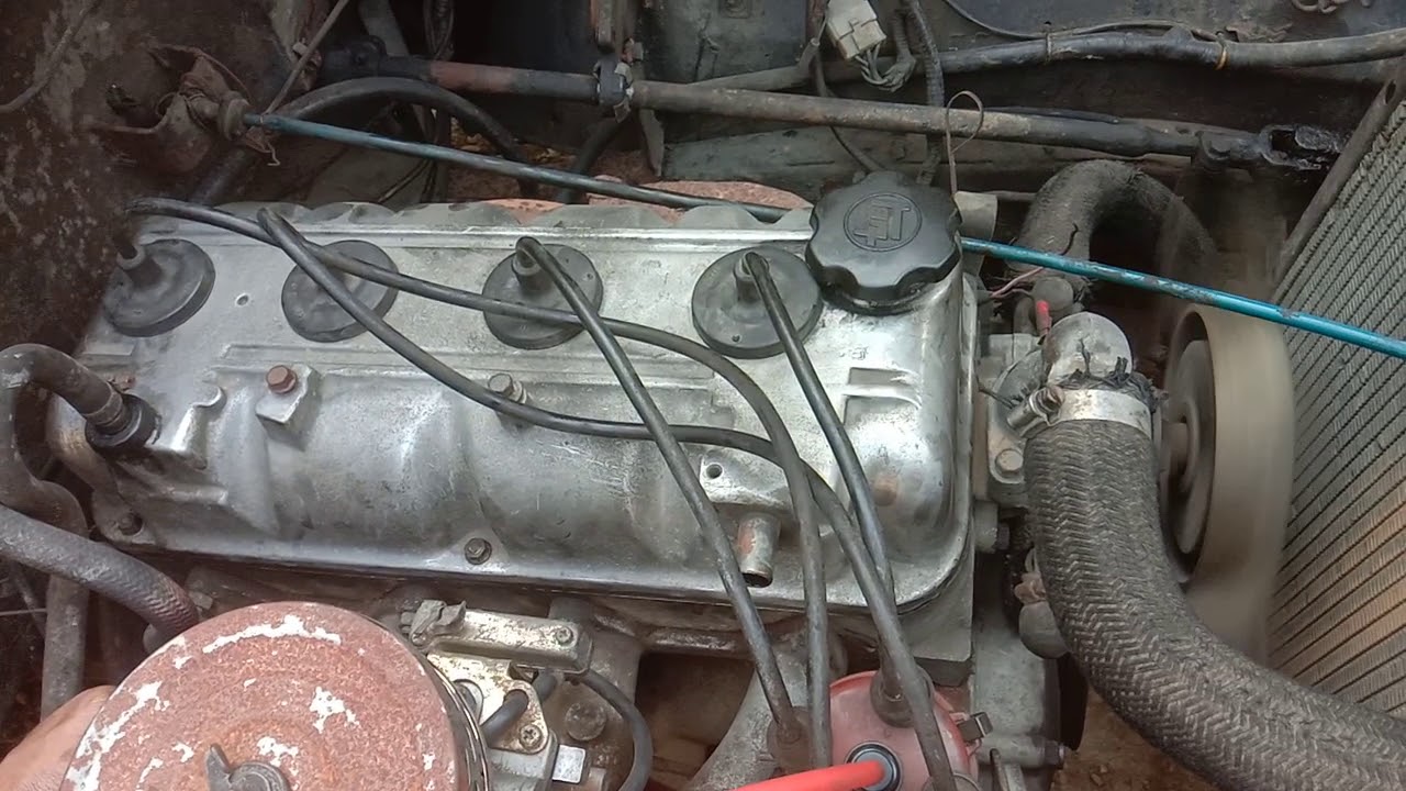 toyota 3t engine idle - YouTube