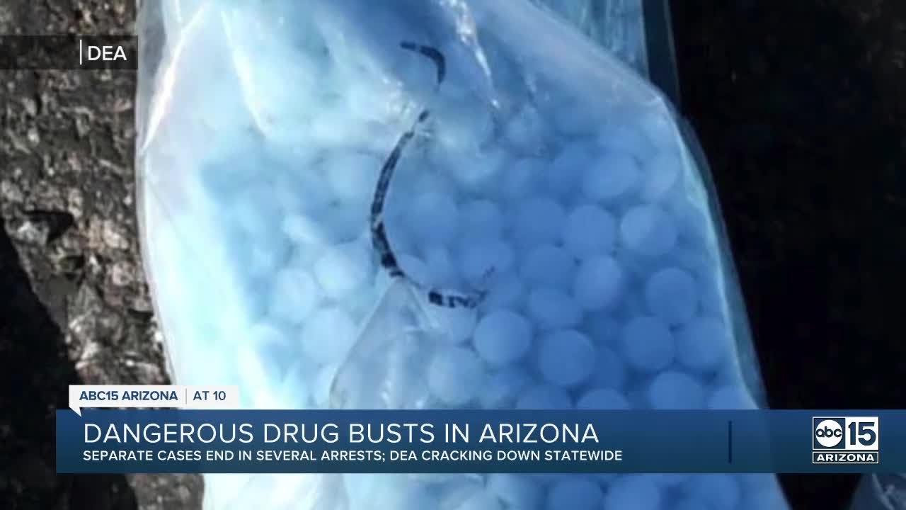 Two major drug busts in Arizona seize meth, fentanyl, and guns - YouTube
