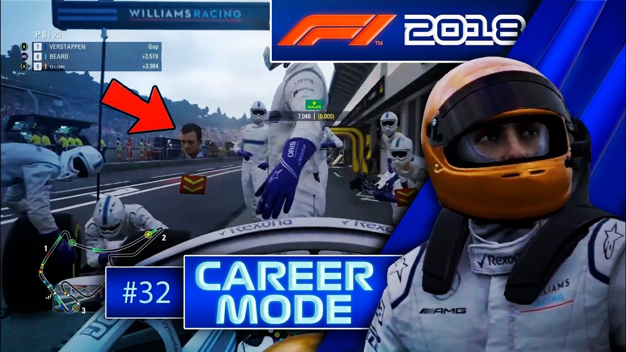 BODYLESS Alex Gillon?? F1 2018 Williams Road To Glory Season 2 Round 11 ...