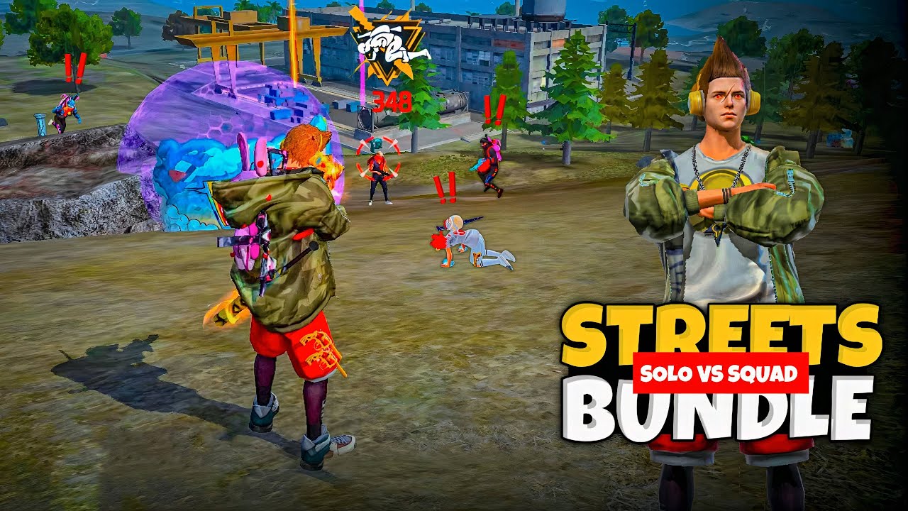 Break Dancer Bundle 🥰 Op 1 Vs 4 Gameplay Garena Free Fire - YouTube
