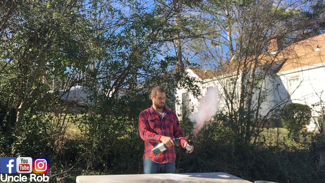 Wine Bottle Blowtorch: How to Open a Wine Bottle With Uncle Rob - YouTube