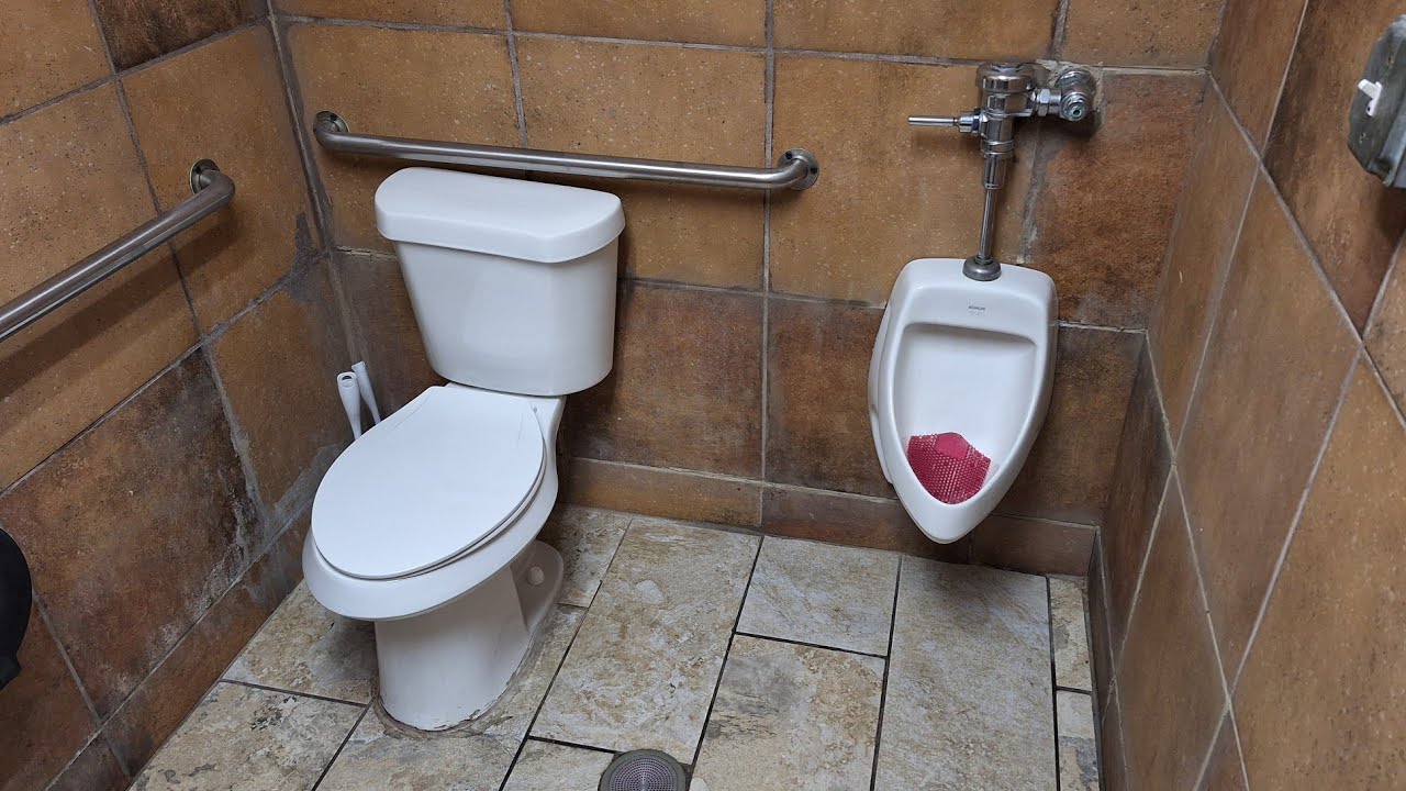 Exxon Unisex Restroom - YouTube