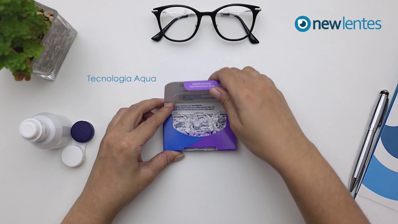 Lentes de contato Air Optix Aqua Multifocal - YouTube