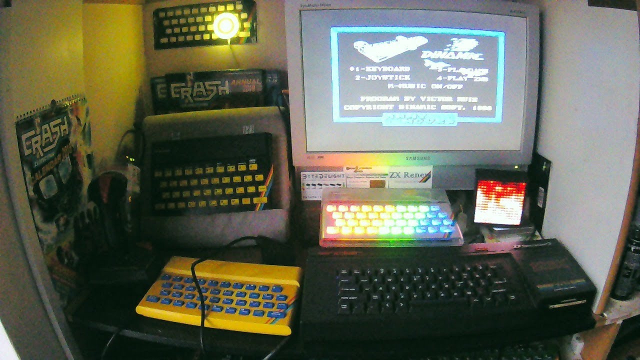 spectrum retro robbins live games player - YouTube