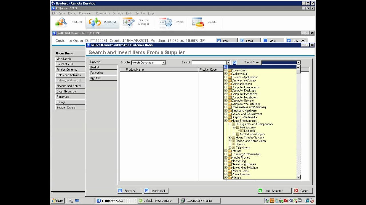myob integration demo Screen Stream - YouTube