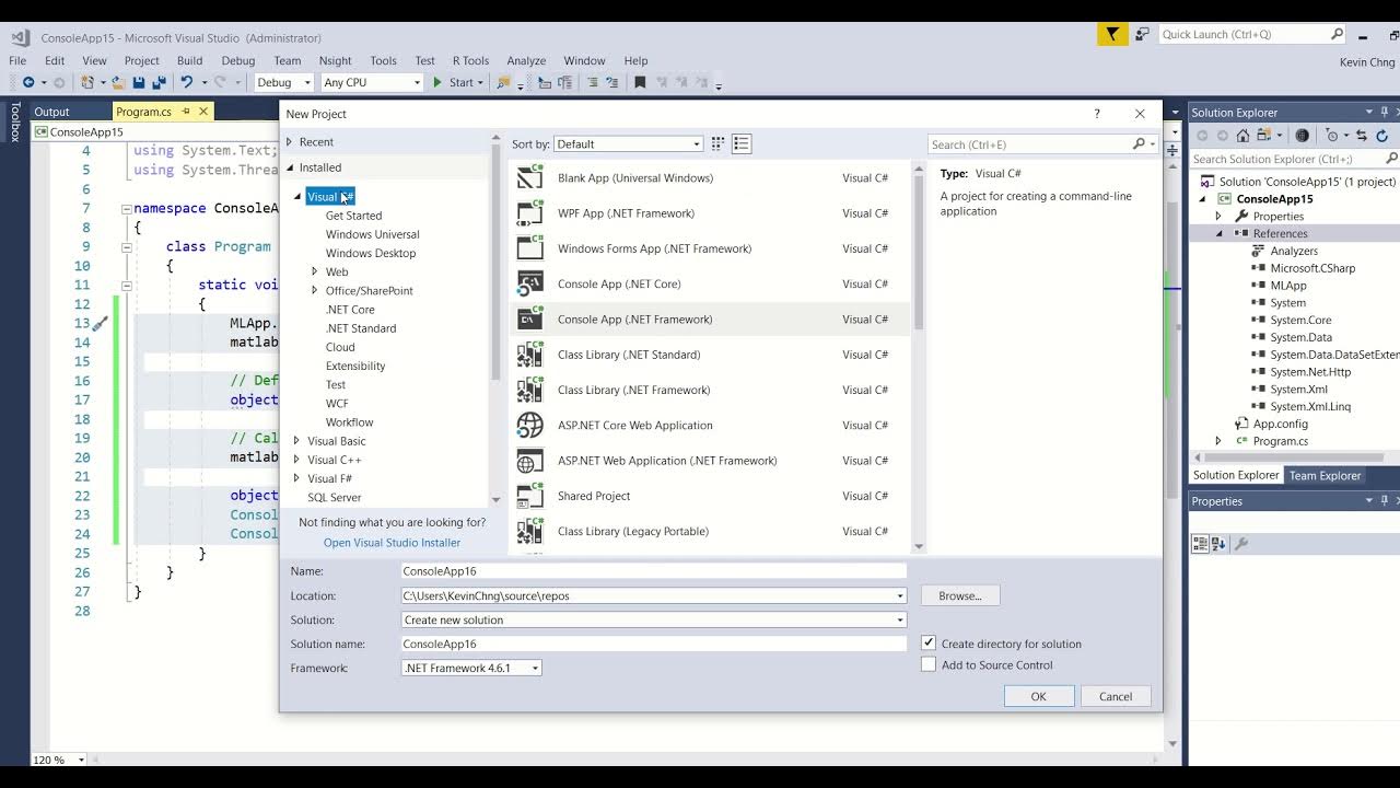 Simple Program to Call MATLAB from C# Through MATLAB API (Chinese ...