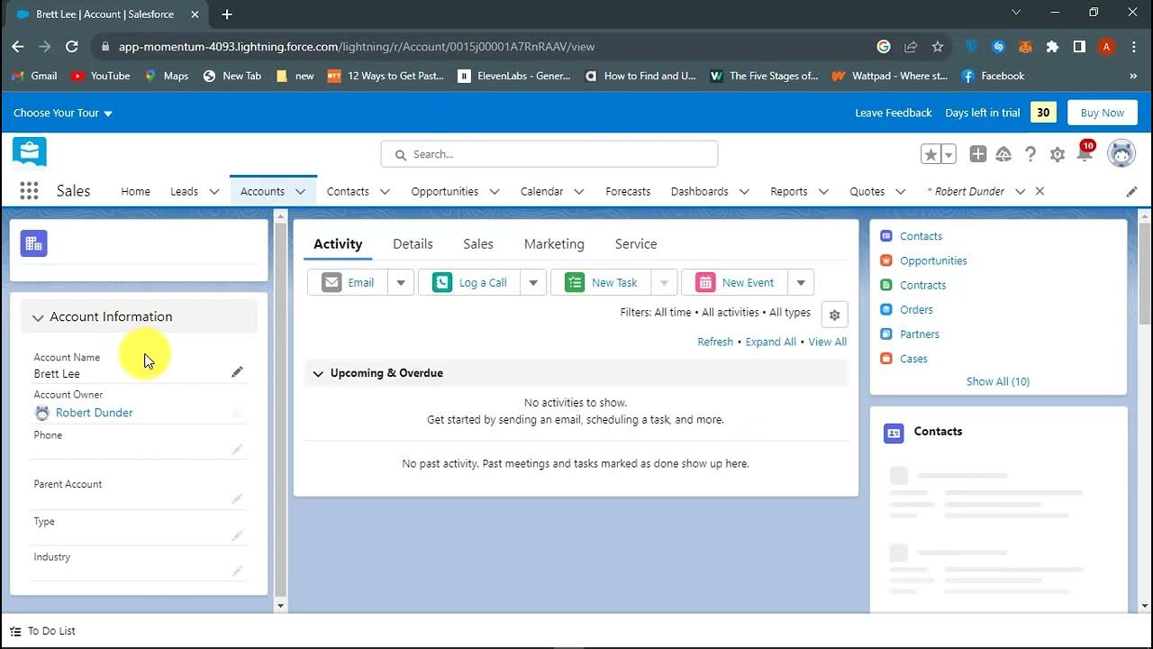 How To Delete Salesforce Account - YouTube