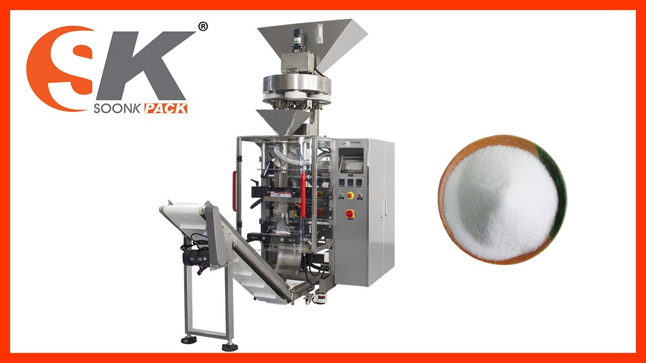 Stainless Steel Automatic Salt Packaging Machine Withe Volumetric Cup - YouTube