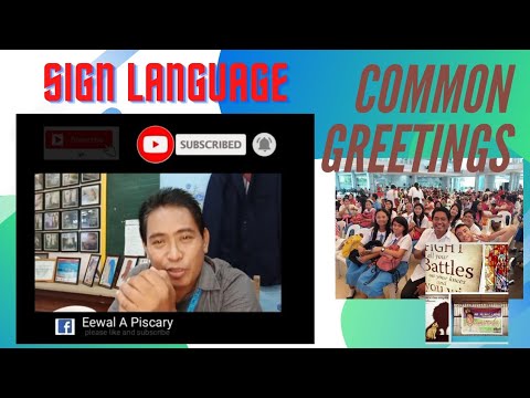 How to sign ASL Hi, Good Morning and other Polite Expressions (English ...