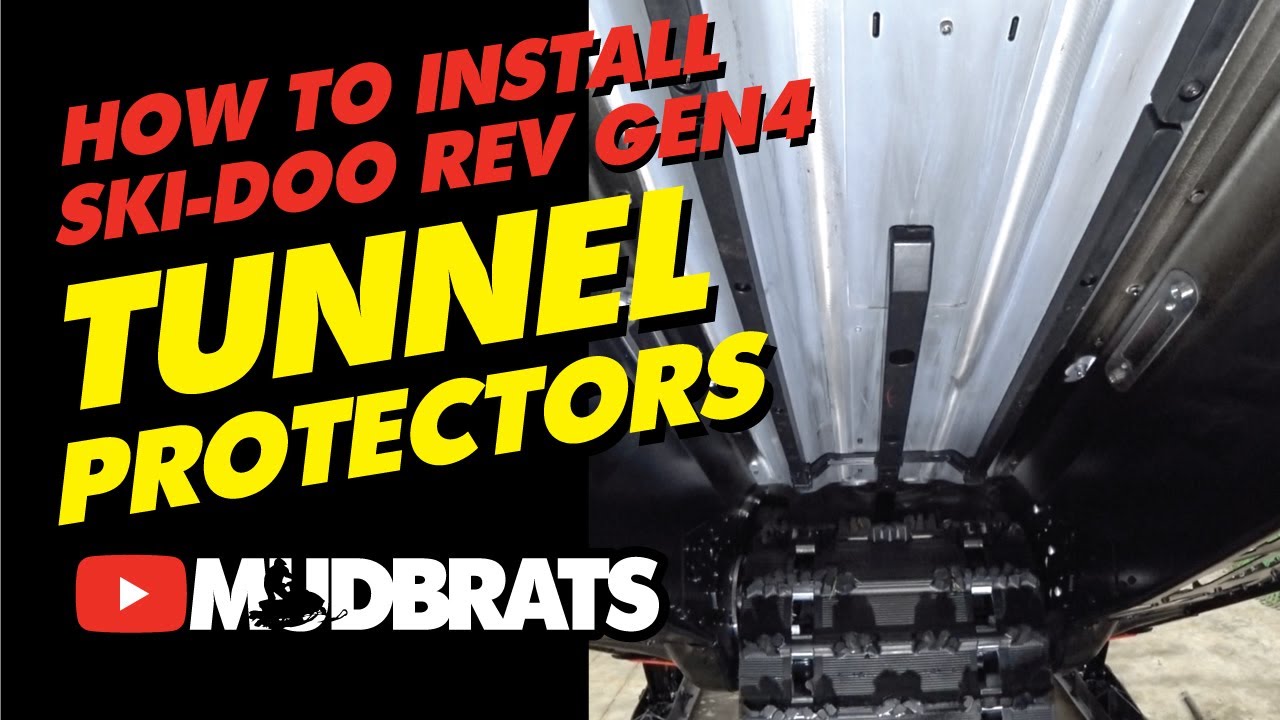 INSTALL TUNNEL PROTECTORS REV GEN4 Rev Gen5 Ski-Doo Snowmobiles - YouTube