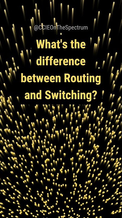 What's the difference between Routing and Switching? - YouTube