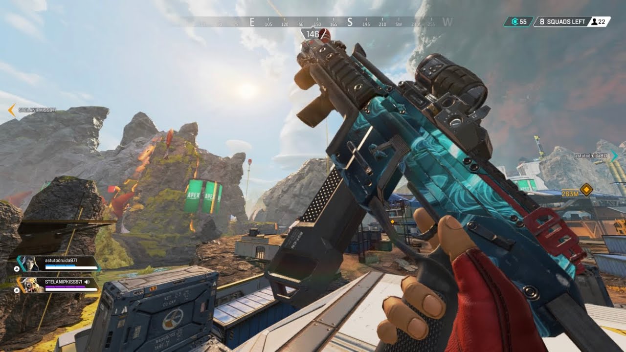 An Extesyy level hot drop in Apex legends - YouTube