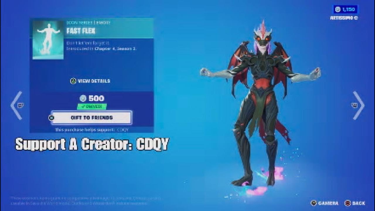 *RETURN* Fast Flex Emote, Cyclo, Shade, Joy, & Arctica!🍁 (Fortnite Shop ...