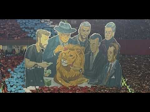 Trabzonspor - Galatasaray ilk devre sonu Ahmet Konanç canlı yayında, tribünde şok koreografi!