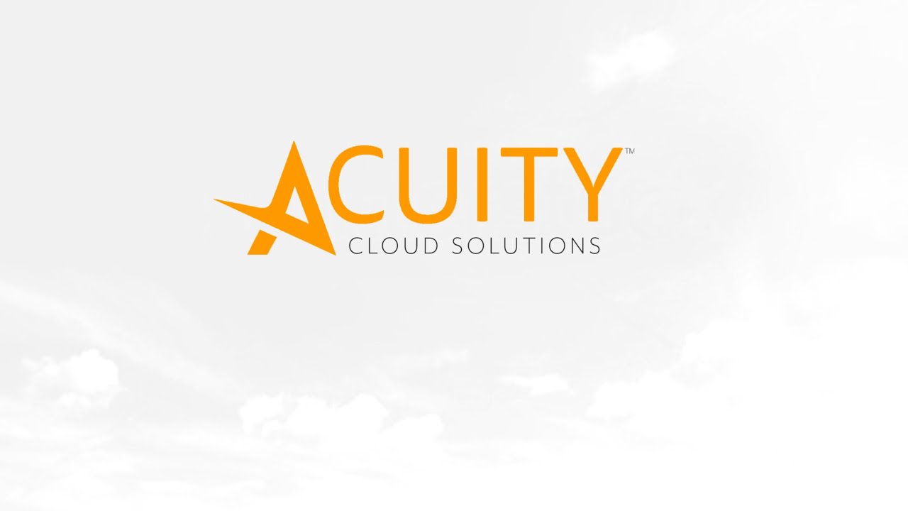 Acuity Cloud Solutions Overview - YouTube