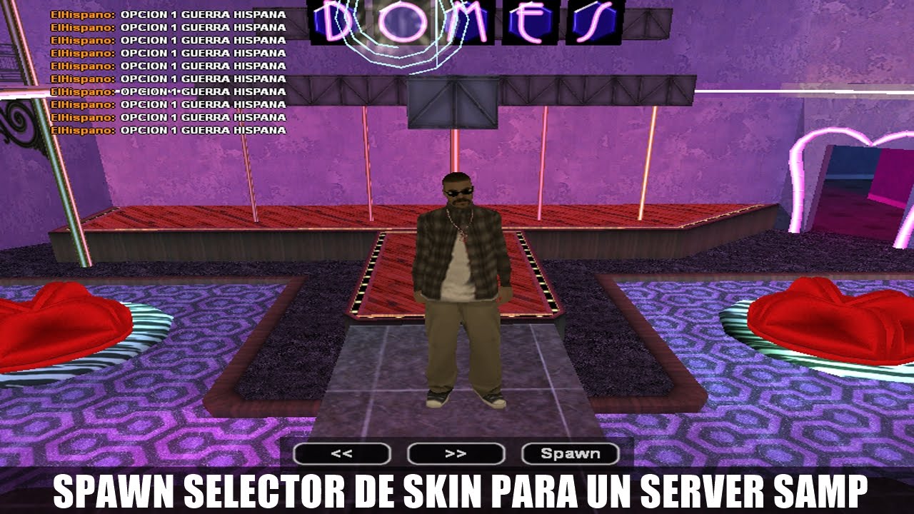 Como Cambiar de Lugar el Spawn Selector de Skin de un Server Samp - YouTube