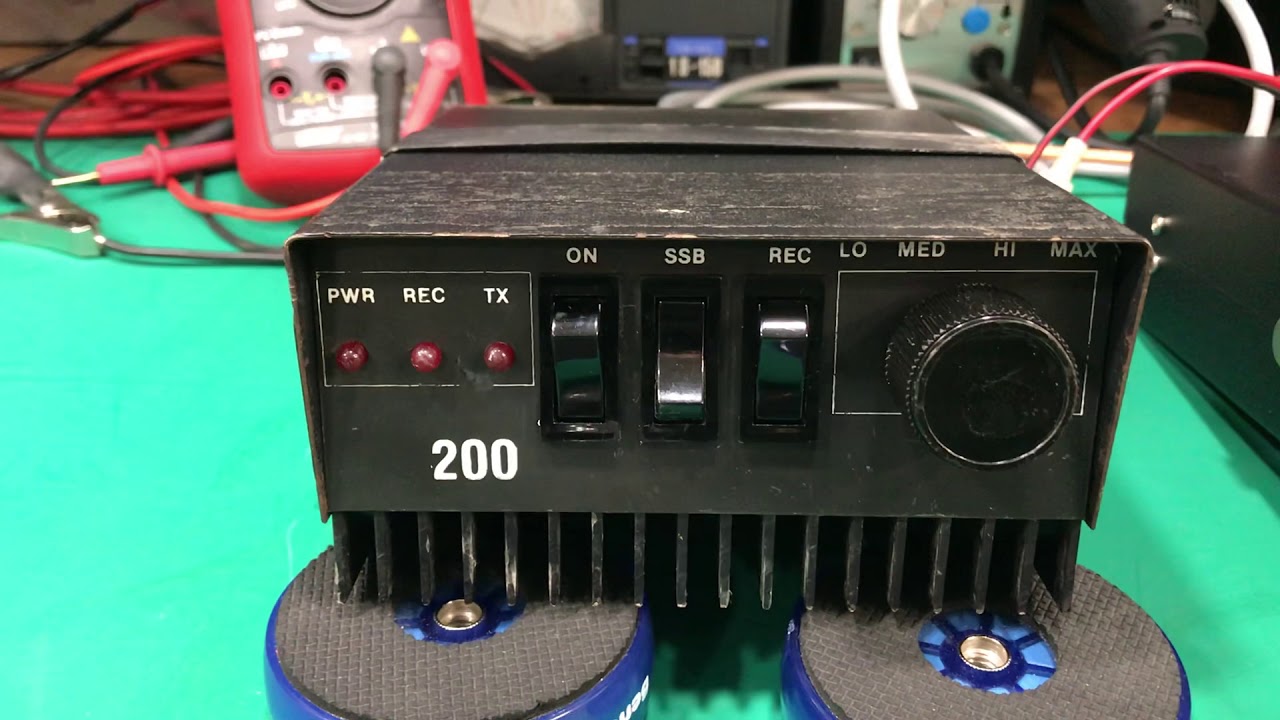 11 Meter Linear Amplifier - YouTube