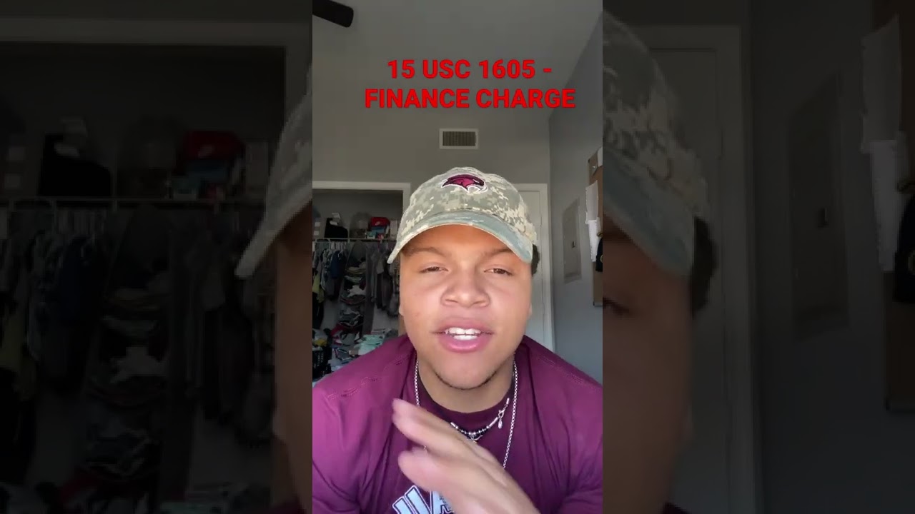 Consumer Law 📖 💯 (FINANCE CHARGE😮‍💨 ) 15 USC 1605 - YouTube