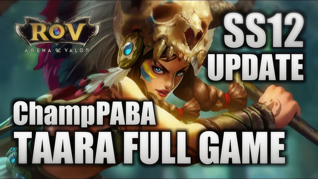 ROV Taara UPDATE ล่าสุด เล่นแบบเต็มเกมส์ Set ไอเทม SS12 By ChampPABA ...