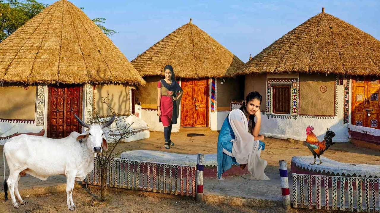 Very Simple Indian Rural Village in Uttar Pradesh | Life with Beautiful ...