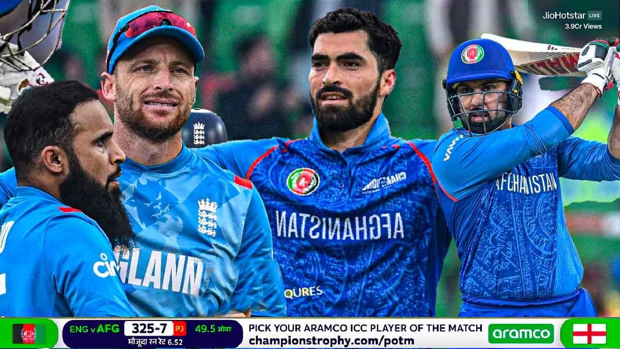 England vs Afghanistan Highlight, ICC Champions Trophy 2025, ENG VS AFG ...