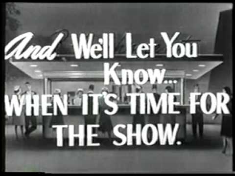 Drive in movie theatre intermission sign - fireklim