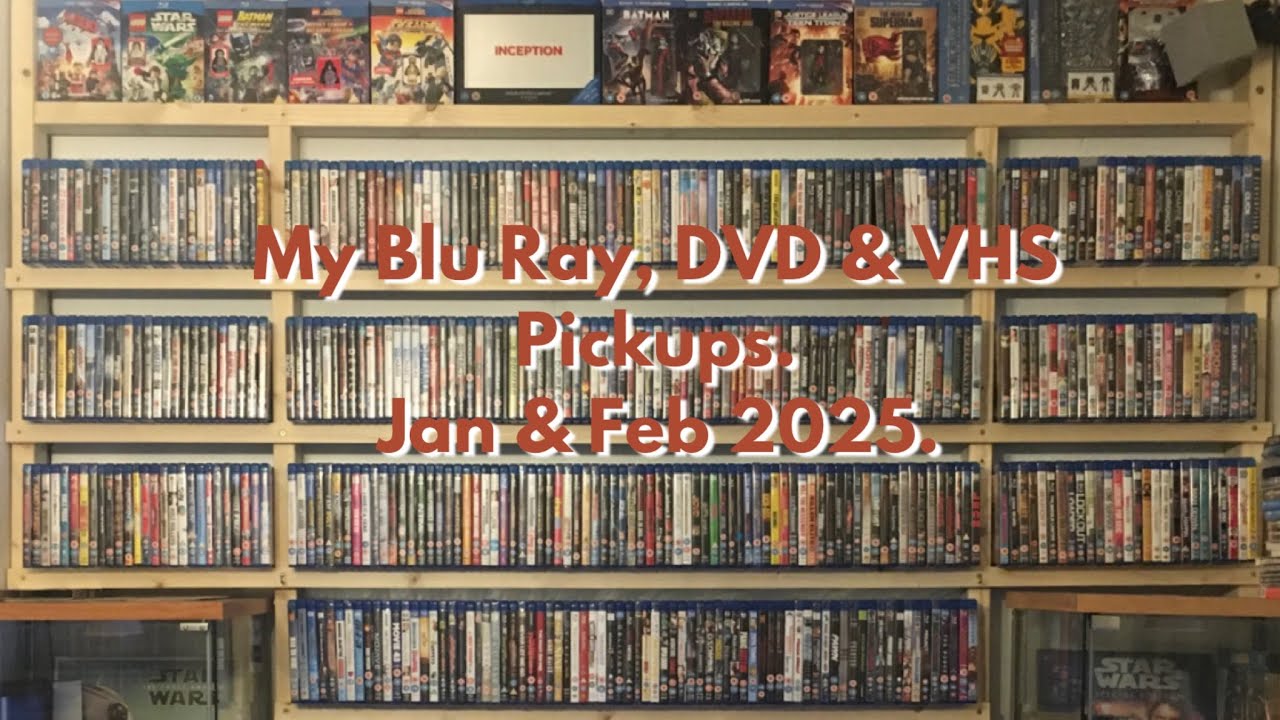 My January & February Blu Ray, DVD & VHS Pickups. 9th March 2025 - YouTube