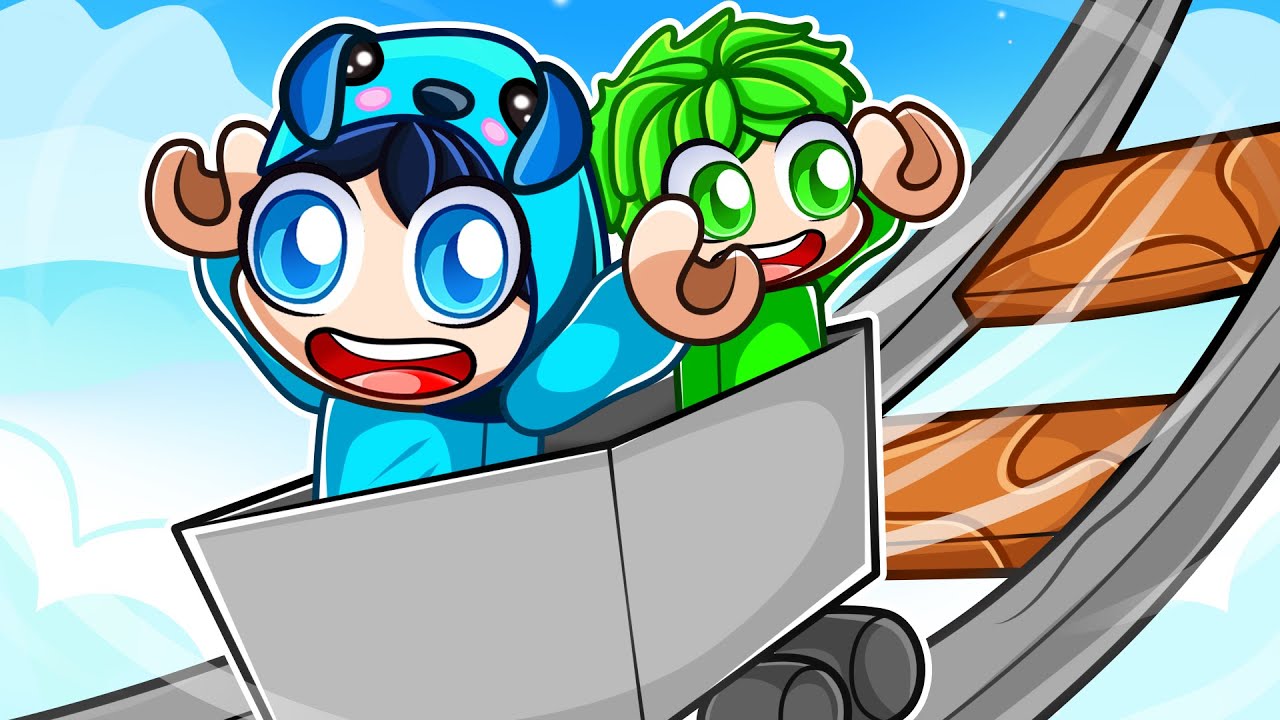 Two Player CART RIDE in Roblox (FUNNY MOMENTS) - YouTube