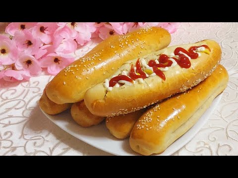 Хот дог учун булочкалар тайёрлаш! / Булочки для Хот догов 👍