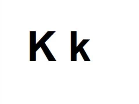 Bokstaven K - YouTube