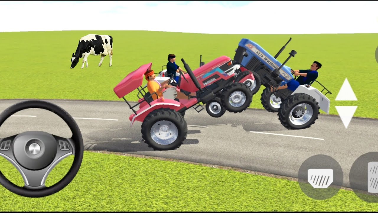 Indian tractor driving 3d | dj tractor driving game play | - YouTube