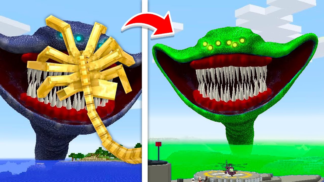 FACEHUGGER INFECTOU MONSTROS DO MAR NO MINECRAFT! - YouTube