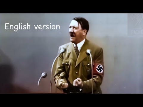 Adolf Hitler speech in English before ww2 (1935)