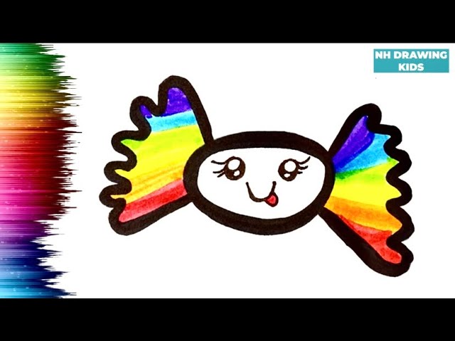 How To Draw A Cute Candy Draw Cute Things Youtube How To Draw Mochi
