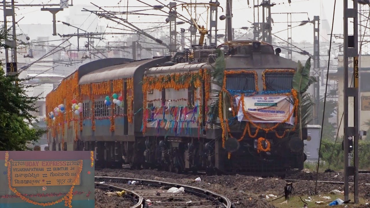 GUNTUR - VISAKHAPATNAM UDAY DD express. Extension of BZA - VSKP Uday ...
