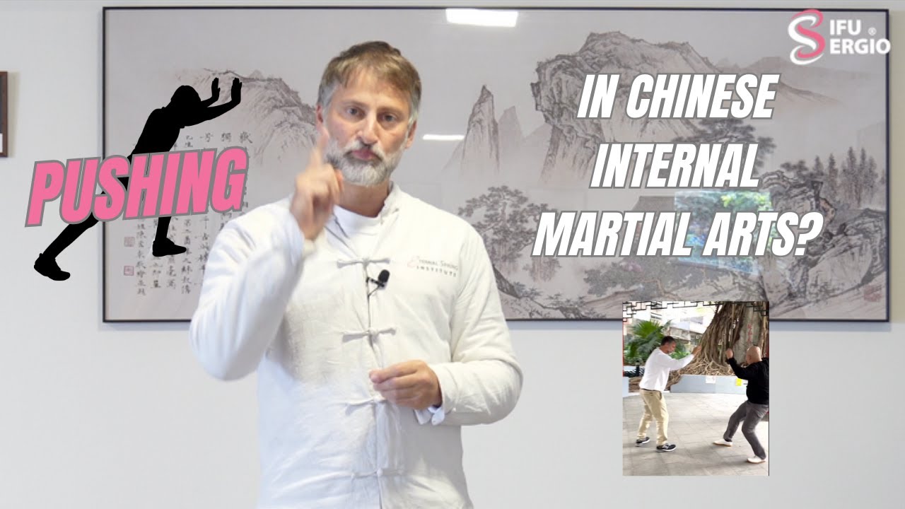 Pushing in Chinese Internal Martial Arts? - YouTube