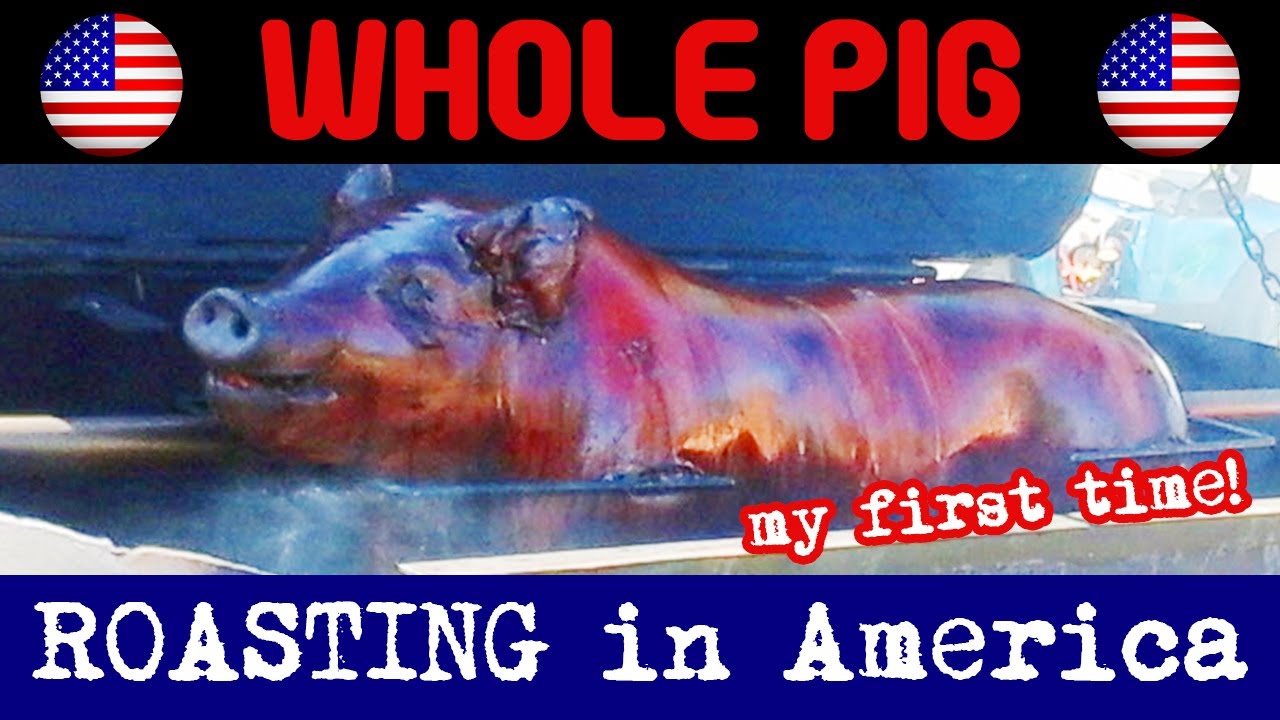Whole Pig Roasting in America - YouTube