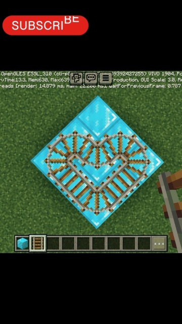 How to create 😵 heart ️in Minecraft?|| minecraft me heart #how #heart ...
