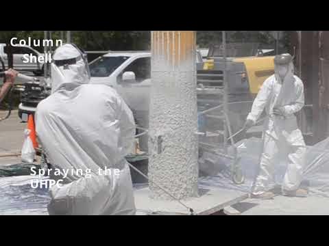 ABC Substructure - Spraying of UHPC - YouTube