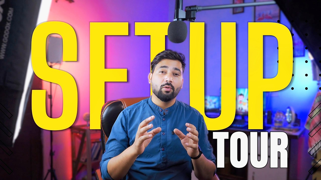 My Compact YouTube Studio Setup #ASKTECH #setuptour - YouTube