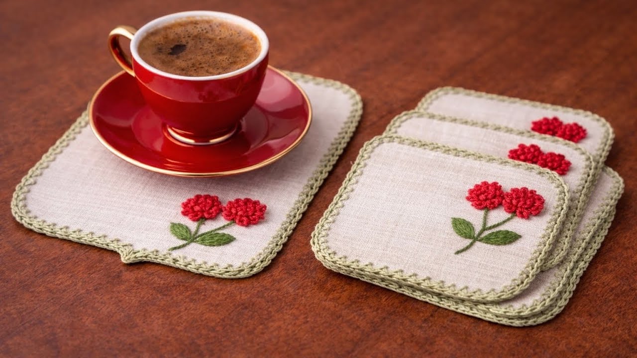 Hand Embroidery Designs | French Knot Embroidery for Beginners - YouTube