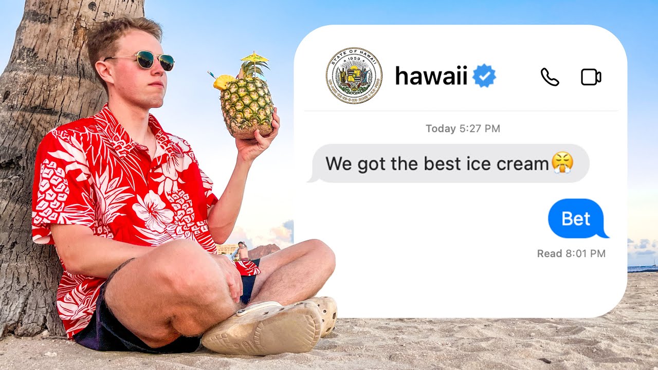 I Tested Hawaii's Best Ice Cream - YouTube