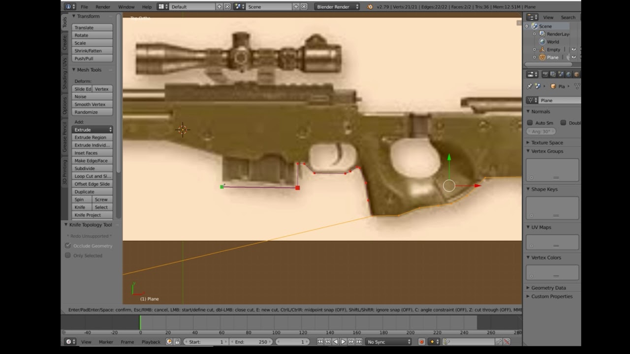 How I created a 2D AWM - YouTube