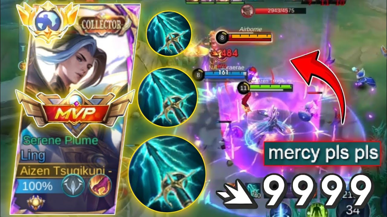 LING SKY PEIRCER IS TOO DEADLY UNTIL NOW 😱!! | LING FASTHAND + ON POINT !! MLBB - YouTube