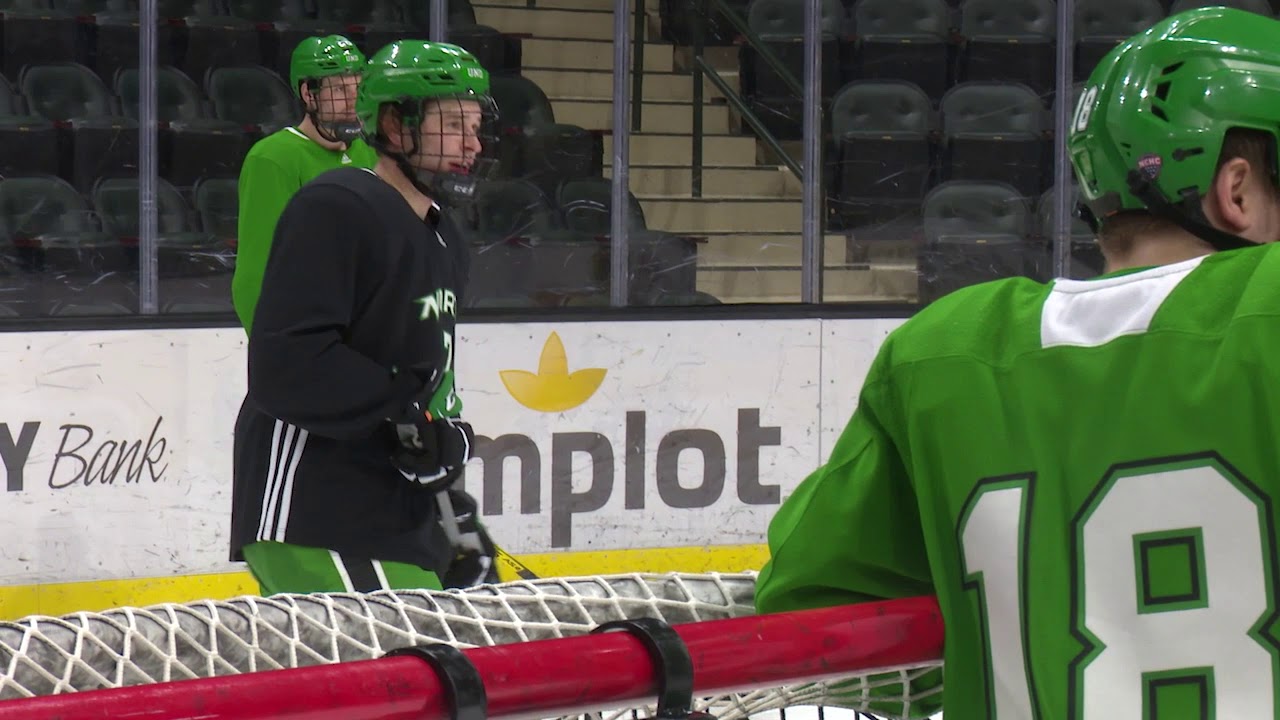 UND Hockey: Skill Drills With Dane Jackson | 1/31/2020 - YouTube
