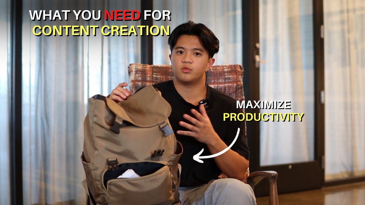 HOW TO STAY PRODUCTIVE - 2022 EDC Backpack - YouTube