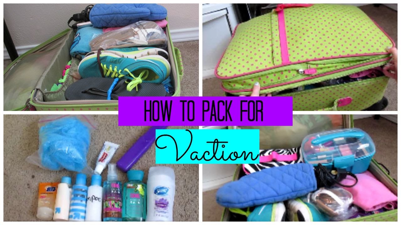 How to Pack for Vacation and Tips! - YouTube