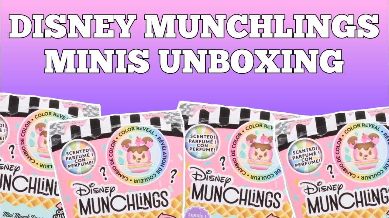 MINI DISNEY MUNCHLINGS UNBOXING - YouTube
